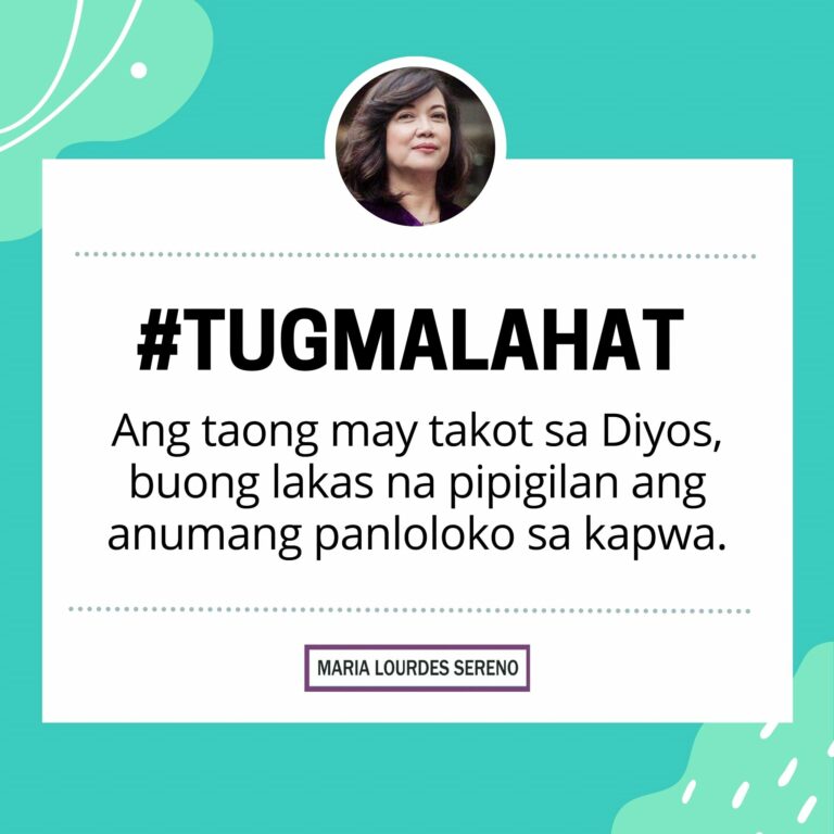 #TugmaLahat: Ang Taong may Takot sa Diyos, Buong Lakas na Pipigilan ang ...