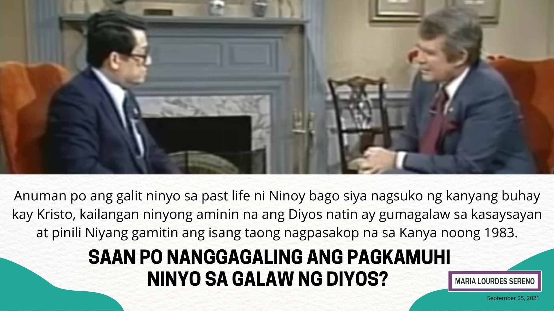 PARA PO SA MGA KRISTIYANONG GALIT NA GALIT SA 700 CLUB INTERVIEW NI ...