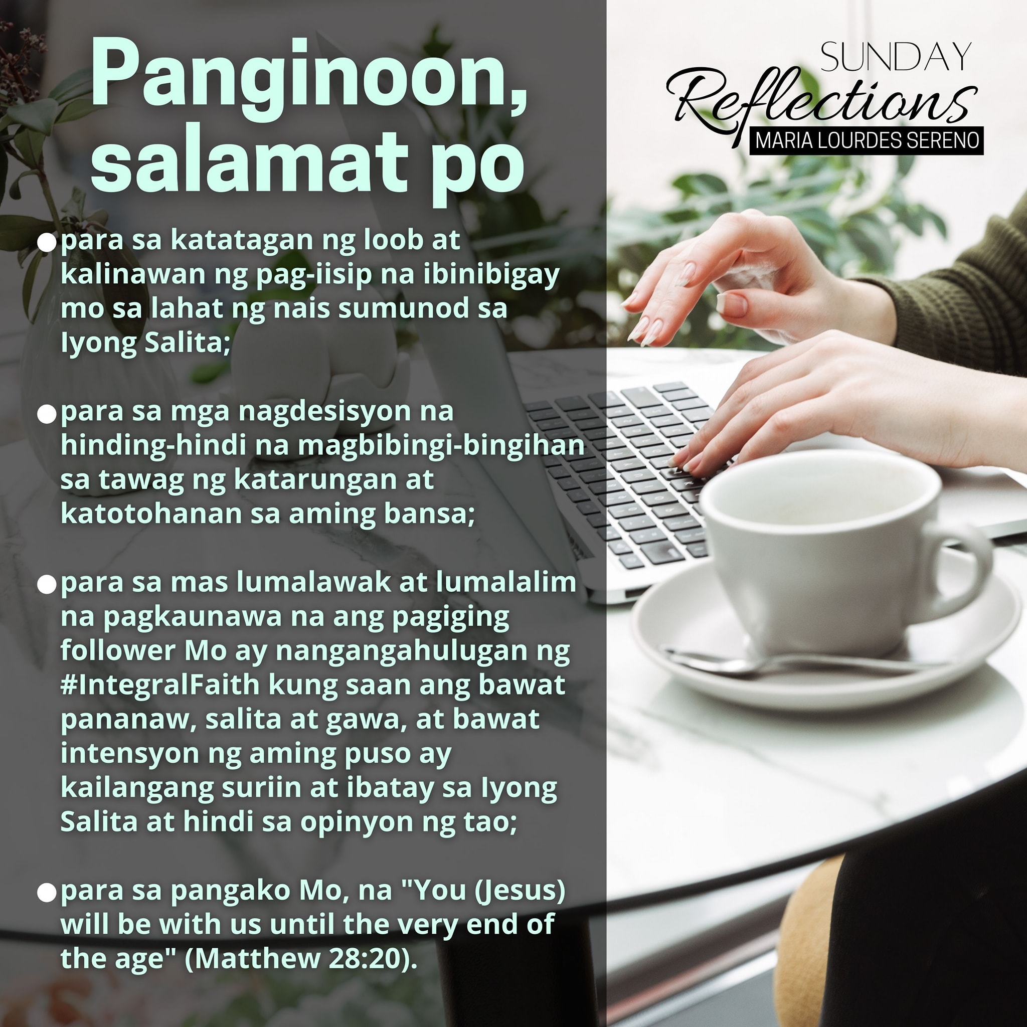 Sunday Reflections | TugmaLahat